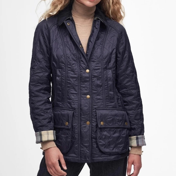 Barbour | Jackets & Coats | Barbour Beadnell Polarquilt Navy Jacket ...